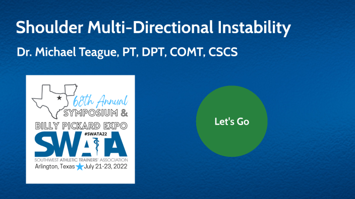 SWATA Shoulder MDI by Michael Teague on Prezi