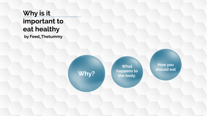 Why is it important to eat healthy by Tyja Houston on Prezi