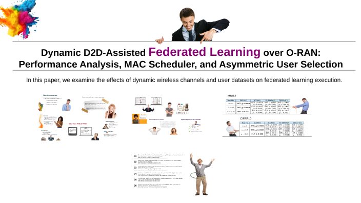 Dynamic D2D-Assisted Federated Learning over O-RAN: Performance Analysis, MAC Scheduler, and ...
