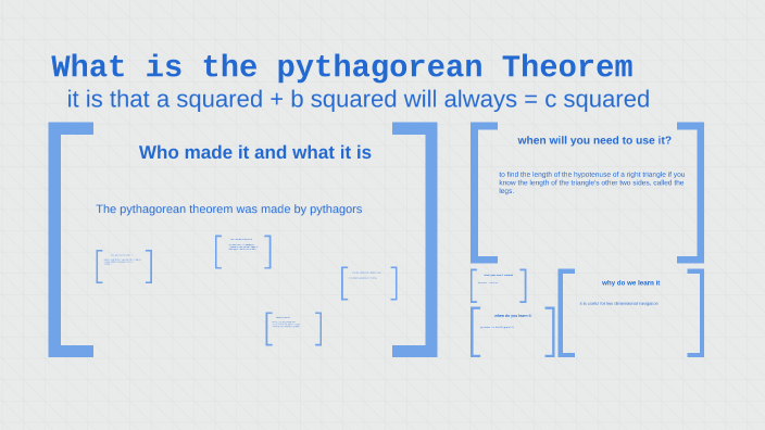 Pythagorean Thereom by Preston Killingsworth on Prezi