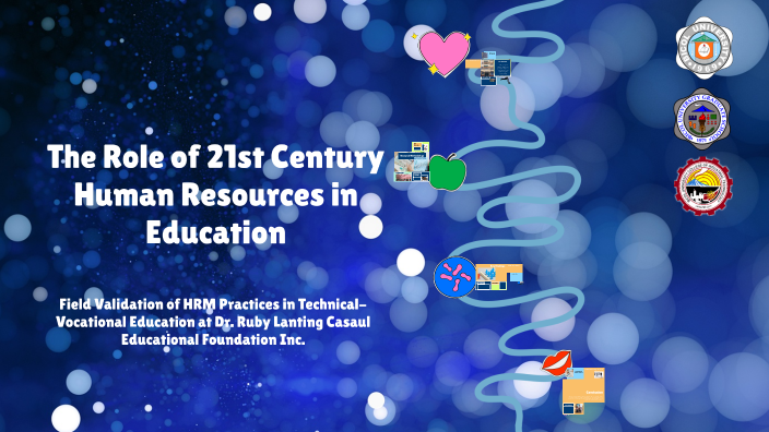 The Role of 21st Century Human Resources in Education by jorimae garcia ...