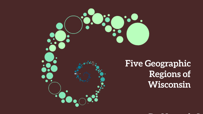 Five Geographic Regions of Wisconsin by hannah seaborn