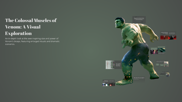 The Colossal Muscles of Venom: A Visual Exploration by Esteban De Anda ...