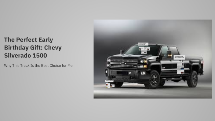 The Perfect Early Birthday Gift: Chevy Silverado 1500 by Austin Luke on ...