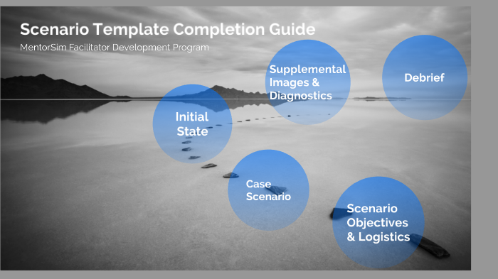 Scenario Template Completion Guide by Jennifer Noble on Prezi