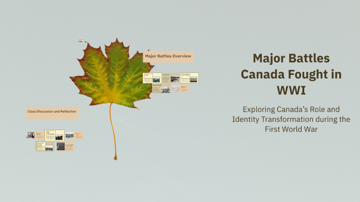 Major Battles Canada Fought in WWI by Thomas Clifford on Prezi