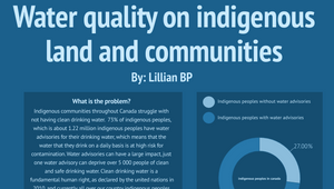 Indigenous water quality infographic by Lillian Bobey Pouslen on Prezi ...
