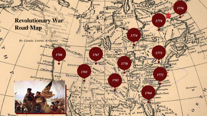 Revolutionary War Road Map by LORENA AGUILARNUNCIO on Prezi