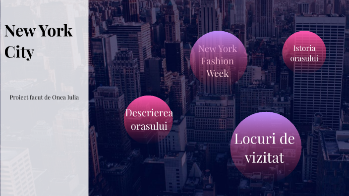 nyc by IULIA MARIA ONEA-POPESCU on Prezi