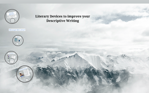 Literary Devices to improve your Descriptive Writing by Georgina ...