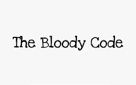 The bloody code by Katie Alphey on Prezi