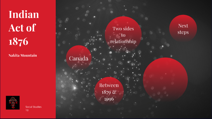 Indian Act 1876 by nakita mountain on Prezi
