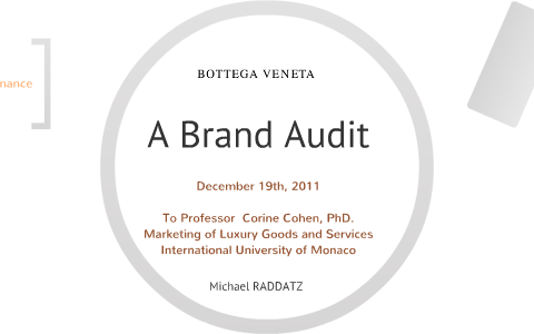 Bottega Veneta Brand Audit Presentation - Michael Raddatz by michael ...