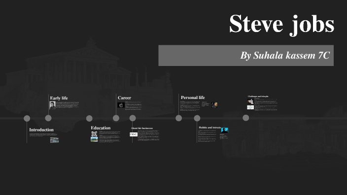 Steve jobs by suhala kassem on Prezi