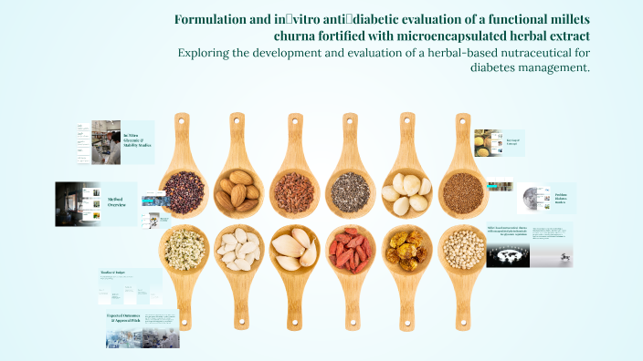 Formulation and in‑vitro anti‑diabetic evaluation of a functional ...