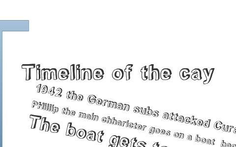 Timeline of the Cay by Luke Baker on Prezi