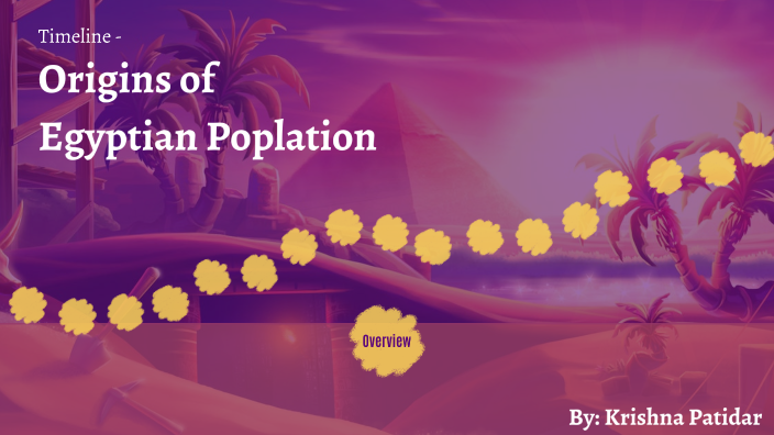 Origins of Egyptian Population - Timeline by Krishna Patidar on Prezi