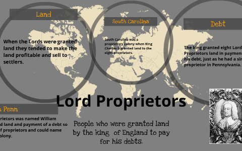 Lord Proprietors- People who were granted land by the king by Allie ...