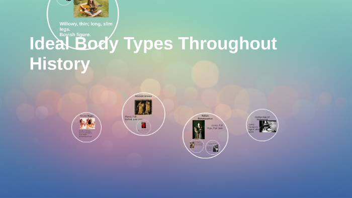 Ideal Body Types Throughout History by Callie Crews on Prezi