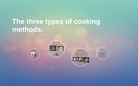 The three types of cooking methods. by Tyson Mcdonald on Prezi