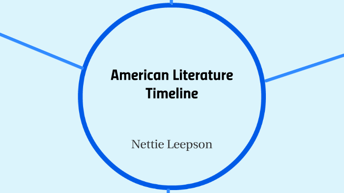 American Literature Timeline by Nettie Leepson on Prezi