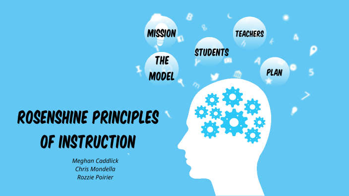 Rosenshine's Model of Instruction by Rozzie Poirier on Prezi