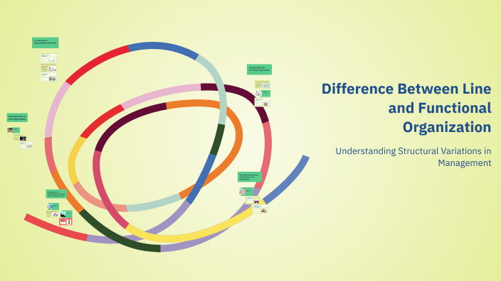 Difference Between Line and Functional Organization by Bharath Aileni ...