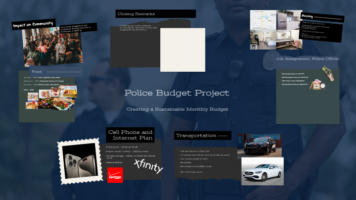 Police Budget Project by Jude Larsen on Prezi