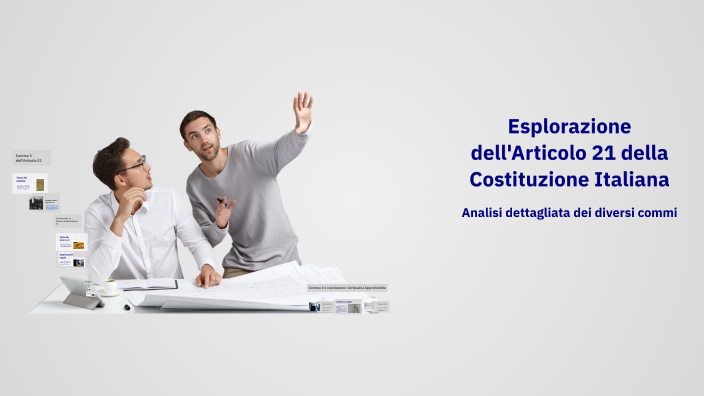 Esplorazione dell'Articolo 21 della Costituzione Italiana by camilla ...