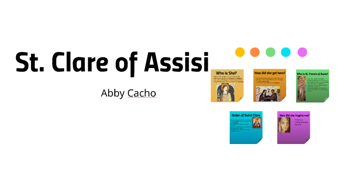 St. Clare of Assisi by Abby Cacho