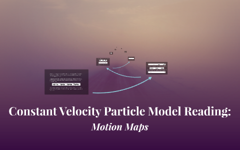 Constant Velocity Particle Model Reading: Motion Maps by Kacey Koenigs ...