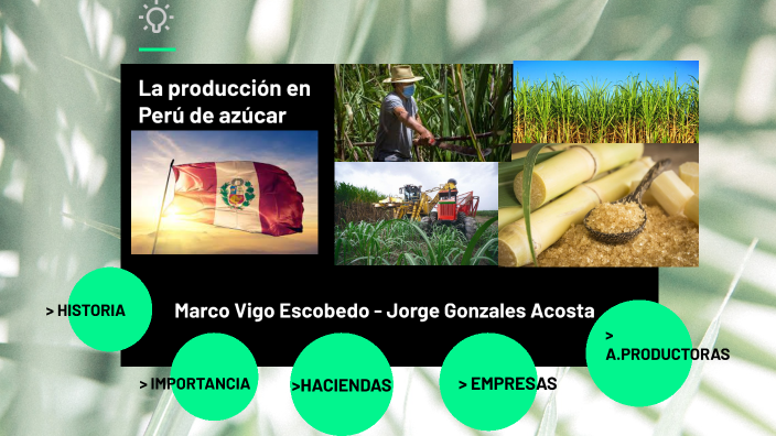 La producción en Perú de azúcar by Hildebrand jorge Gonzáles Acosta on ...