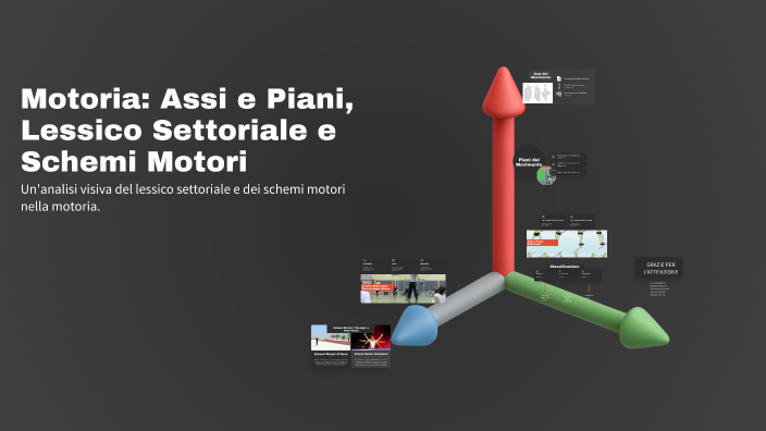 Motoria: Assi e Piani, Lessico Settoriale e Schemi Motori by Luca ...