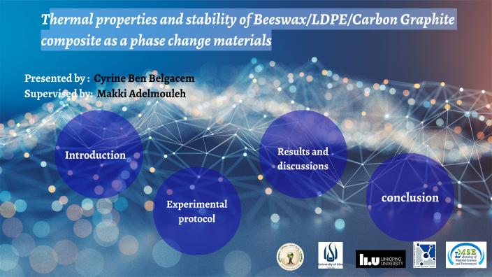 Thermal properties and stability of Beeswax/LDPE/Carbon Graphite ...