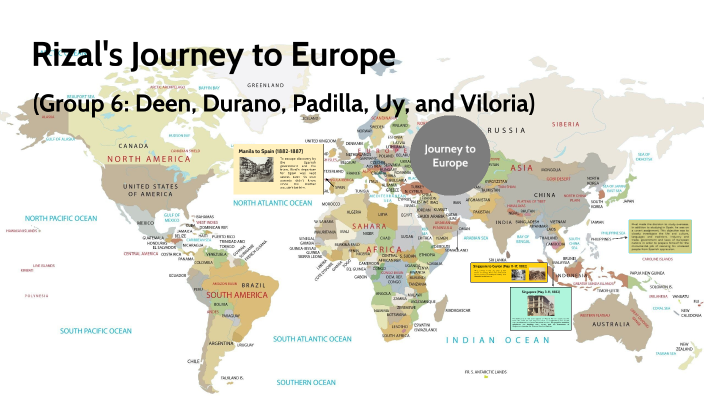 (Group 6) Rizal's Journey to Europe by Christina Rai Padilla on Prezi