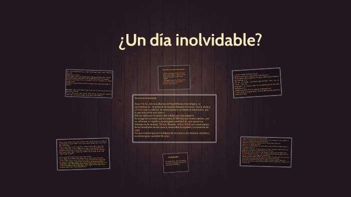 ¿Un día inolvidable? by Juliette Dominguez Delgado on Prezi