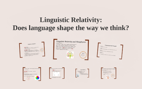 Linguistic Relativity by on Prezi