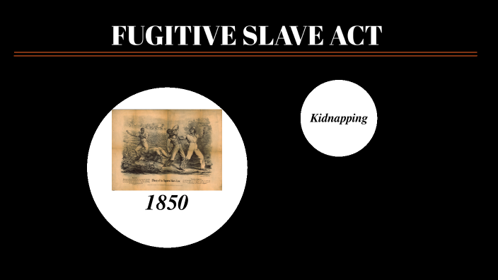 The Fugitive Slave Act Of 1850 by Grace Charlesworth on Prezi