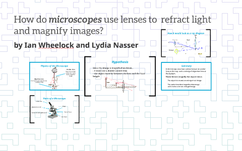 How do microscope use lenses to refract light and magnify i by Lydia ...