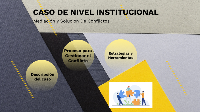 CASO DE NIVEL INSTITUCIONAL - M Y SOLUCIÓN DE CONFLICTOS by Nelson Tema ...