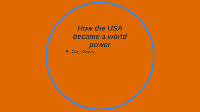 How the USA became a world power by Gage Svezia on Prezi