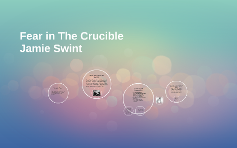Fear in The Crucible by Jamie Swint on Prezi