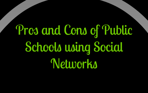 Pros and Cons of Public Schools Monitoring Social Networks by Devon ...