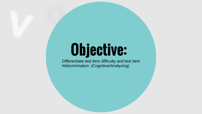 Item difficulty vs. discrimination by Shannon Merritt on Prezi