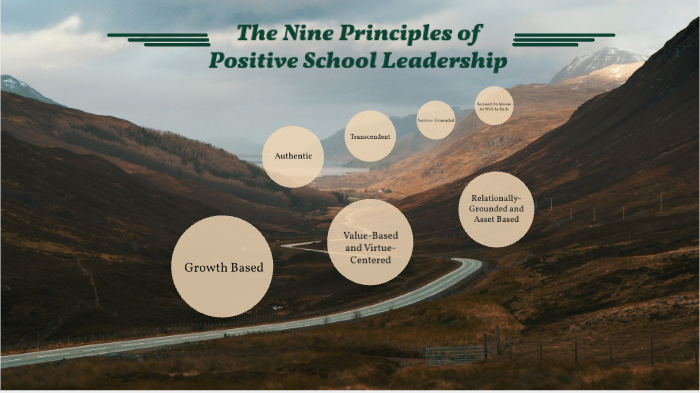 Nine Principles Of Positive School Leadership by Amy Scheffer on Prezi