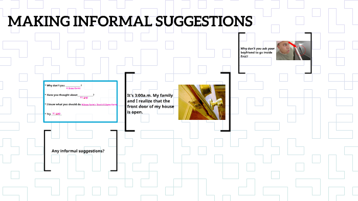 MAKING INFORMAL SUGGESTIONS (I02) by Gregory Alva on Prezi
