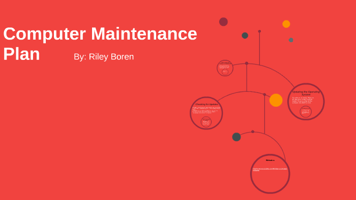 Computer Maintenance Plan by Riley Boren on Prezi