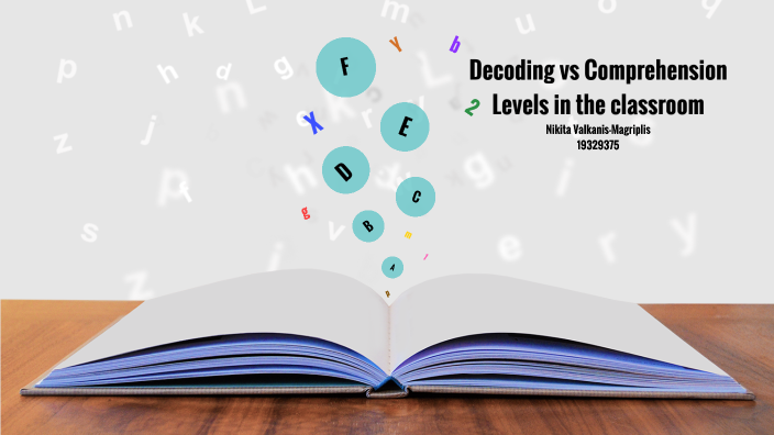 Decoding vs comprehension levels in the classroom by Nikita Magriplis ...