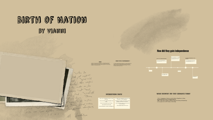Birth of nation by VJ - 07AH 1071073 Lisgar MS on Prezi