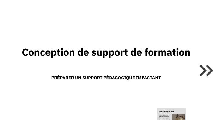 Conception de support de formation by DAVID SEGURA on Prezi